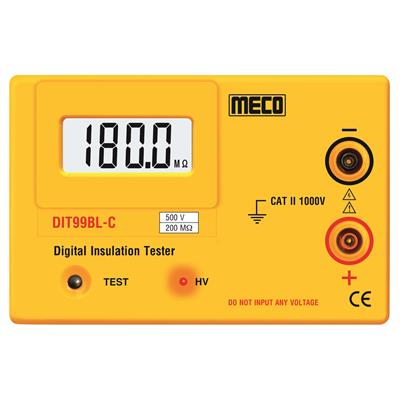 Digital Insulation Tester 500V - 200M Ohm | DIT99BL - C